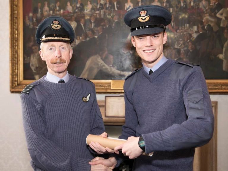 Newly commissioned Officer for Ashington – DNW RAF Air Cadets